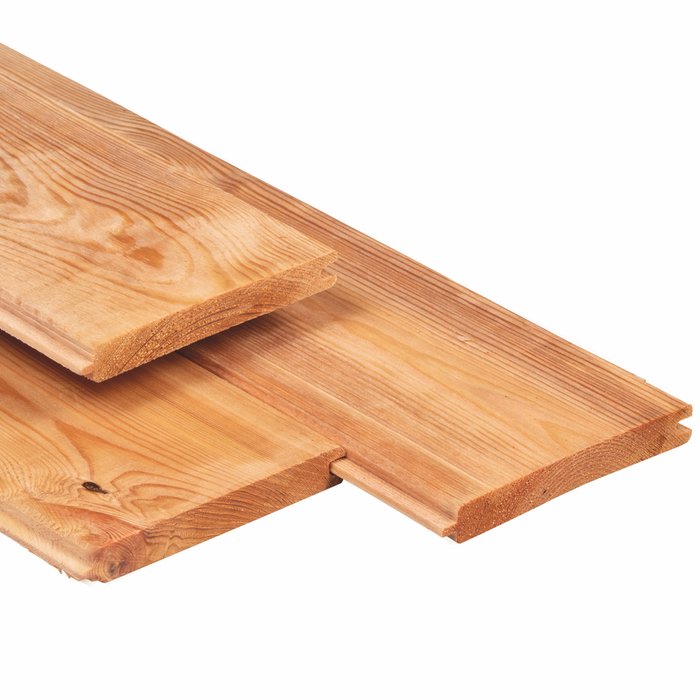 18mm Pre-Treated Spruce T&G Cladding - 400cm Long