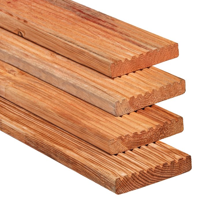 Red Class Douglas Decking Boards 28mm 400cm | Douglas Decking | Tuin