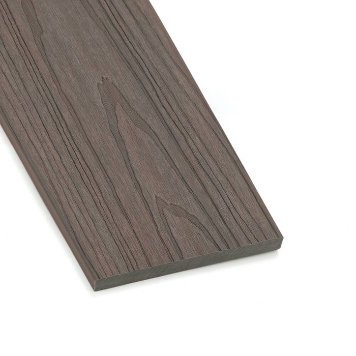 Composiet Fascia Timmdek plank 1.1 x 14 x 230 cm Walnut