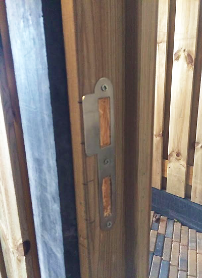 Garden Gate Frame with Stop Beam
