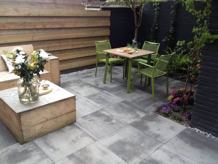 Terrastegels 60x60 cm met coating - Gecoate betontegels - Gadero