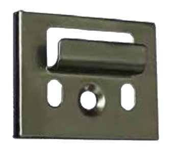 Timmdek RVS clips met schroeven zwart voor horizontale gevelbekleding ...