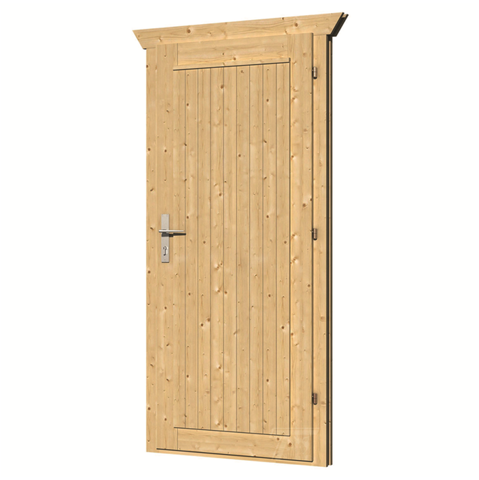 Single Door for Log Cabins up to 45mm - D5 Left from Tuin