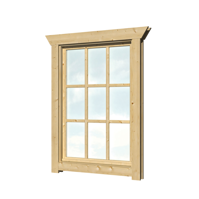 Single Glazed W1 Window for Log Cabins - Tuin