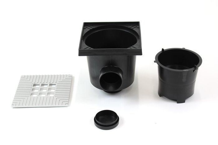 Ultra drain afvoerput 20.2 x 20.2 x 21.3 cm