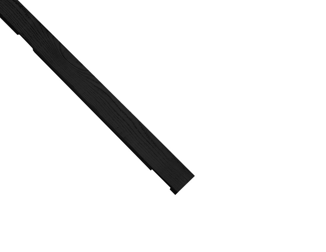 Houten Rachel Zwart 2.1x4.5x270cm Geïmpregneerde Ventilatielatten voor ...