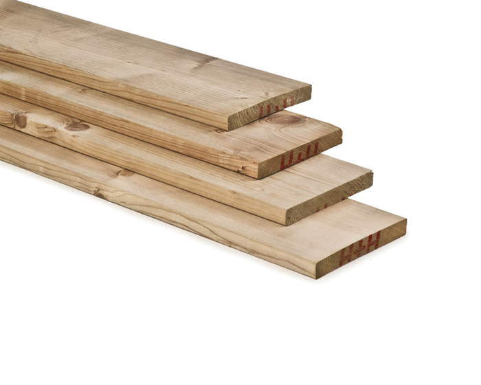 Spruce Timber Fence Boards | 12'8ft / 3.9m | Smooth Planed and Dried ...