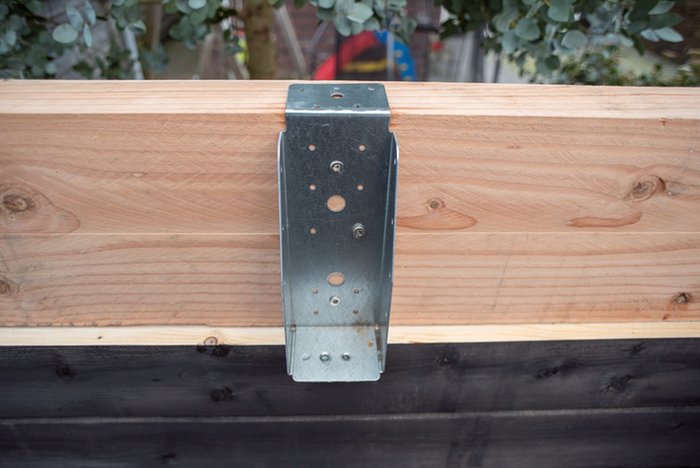 IJzeren Balkdrager 50 x 100 mm - balkschoen 5x10 cm